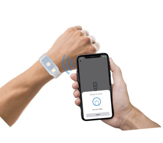 PassBand: Black Yubikey 5 NFC Holder Wristband